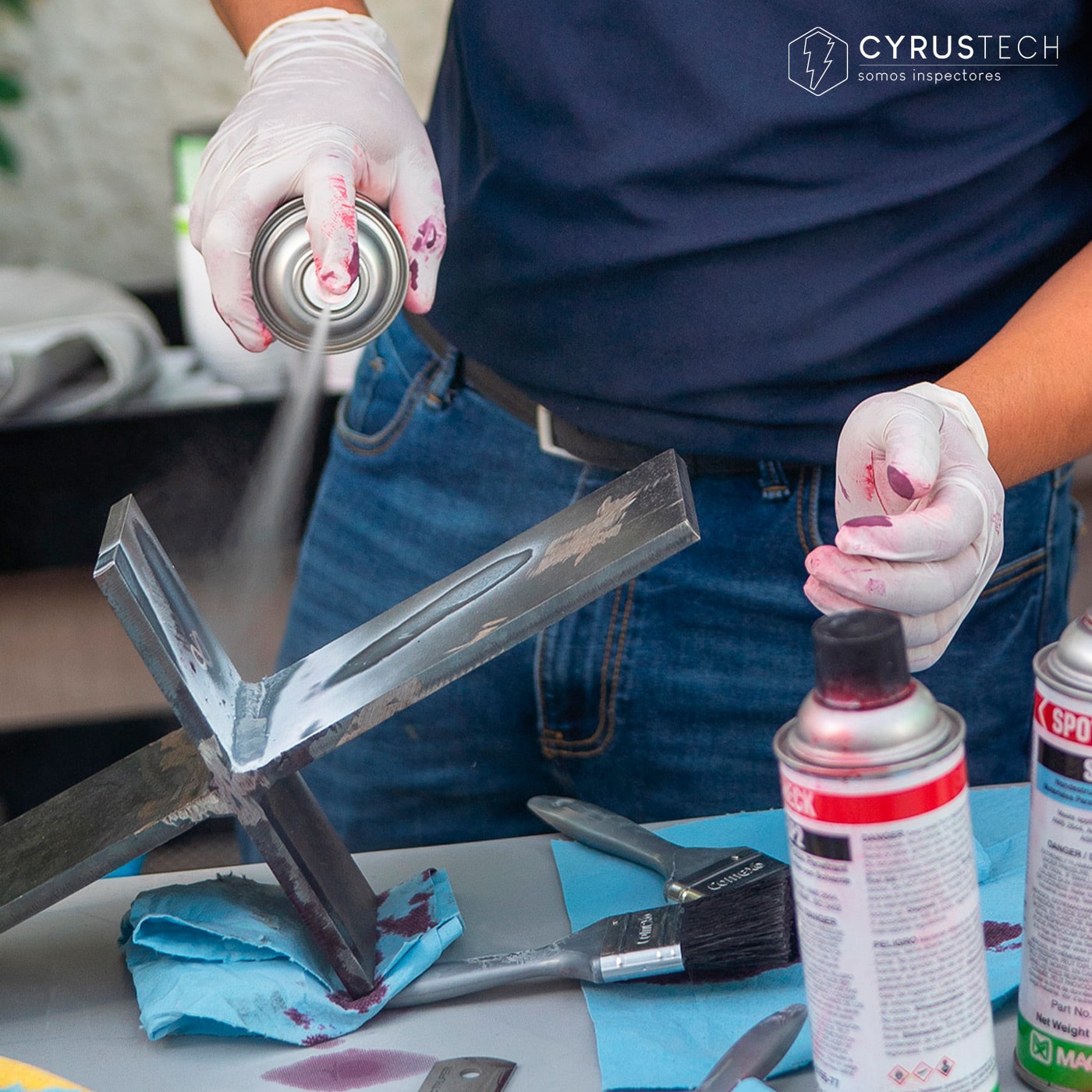 Líquidos Penetrantes Nivel I & II - Cyrustech.com